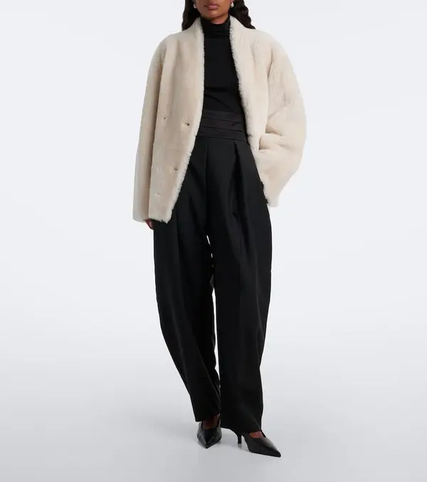 Loulou De Saison Catherine Reversible Shearling Jacket