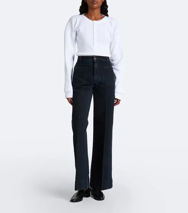 Victoria Beckham Alina Wide-leg Jeans