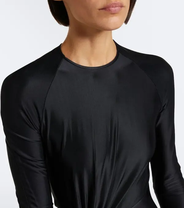 Victoria Beckham Florence Gathered Jersey Gown