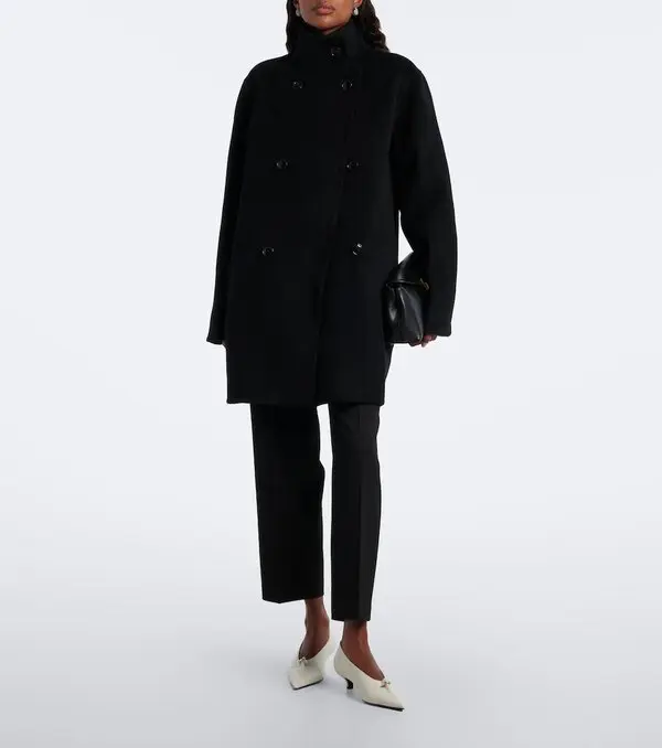Loulou De Saison Olmo Double-breasted Wool And Cashmere Coat