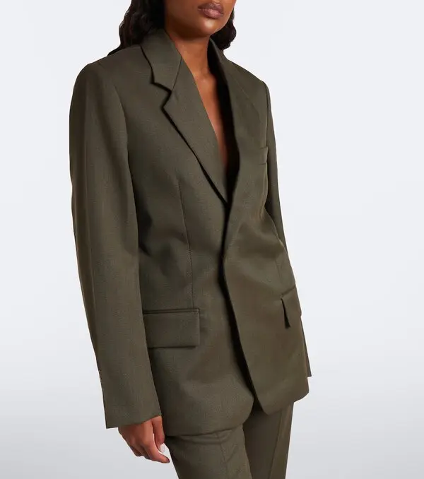 Victoria Beckham Virgin Wool Twill Blazer