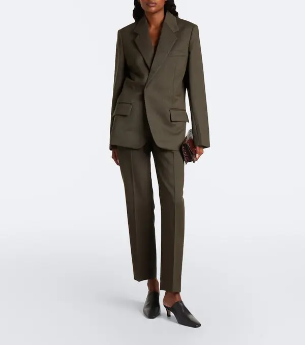 Victoria Beckham Virgin Wool Twill Blazer