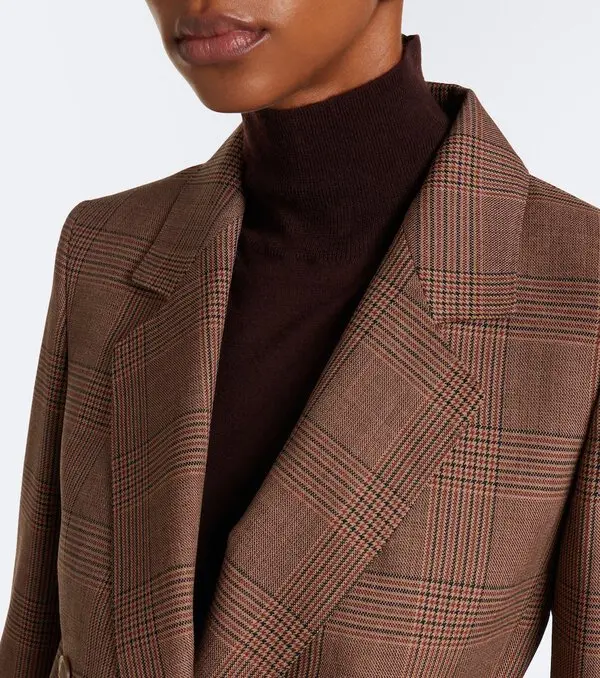 Max Mara Double-breasted Virgin Wool Blazer