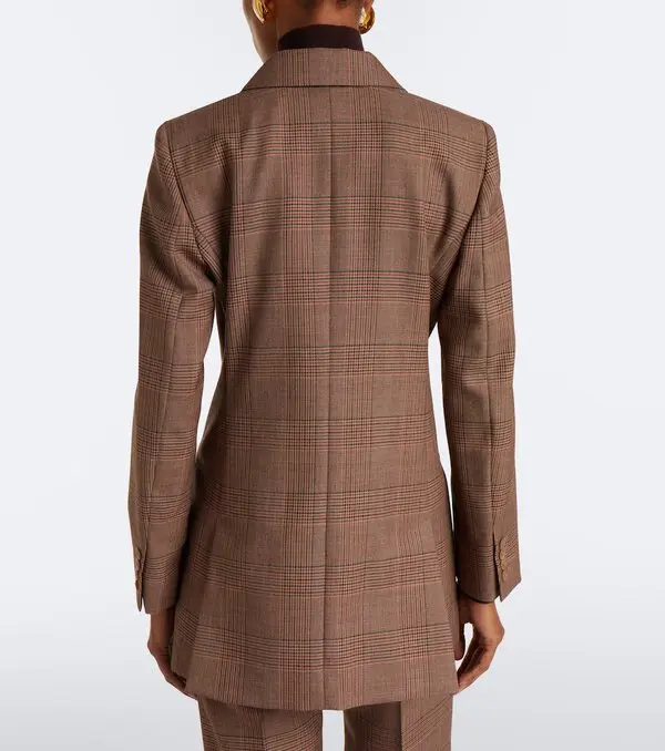 Max Mara Double-breasted Virgin Wool Blazer