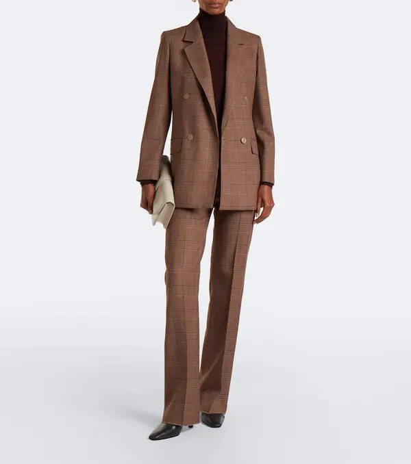 Max Mara Double-breasted Virgin Wool Blazer