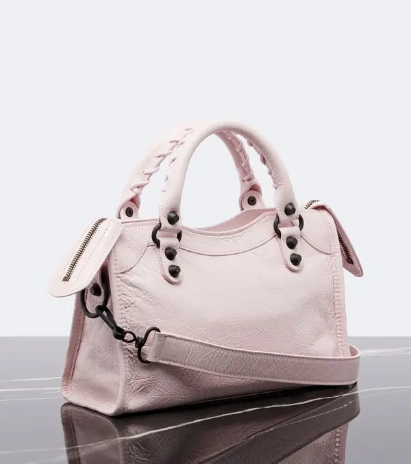 Balenciaga Le City Mini Leather Top-handle Bag
