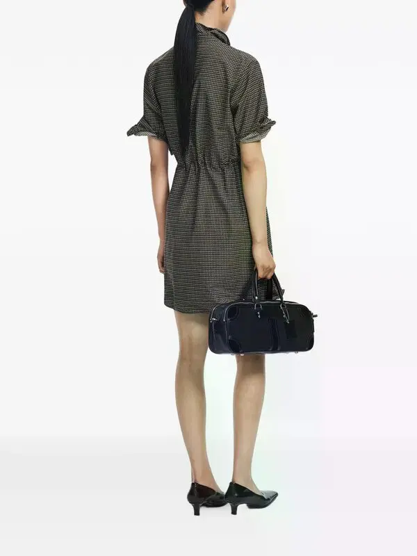 JNBY Geometric-print Short-sleeve Mini Dress