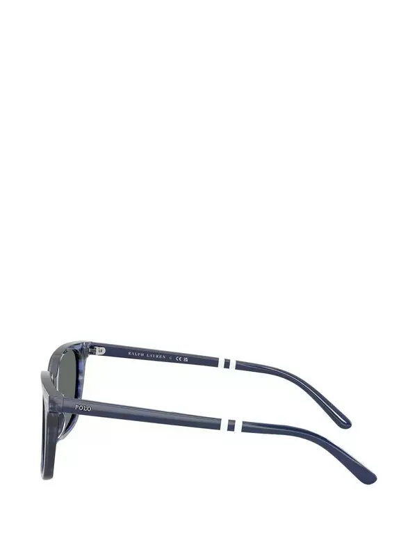 POLO RALPH LAUREN EYEWEAR Striped Square Sunglasses