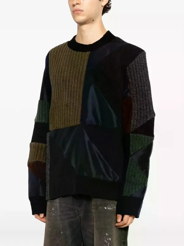 Sacai Saicai X A.p.c. Quilts Sweater