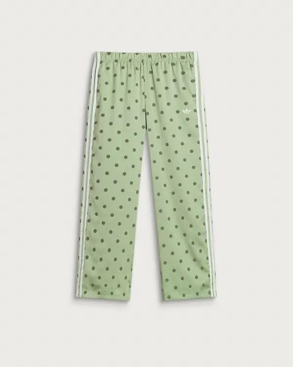 Adidas Satin Polka Dot Wide Leg Pant - Magic Lime