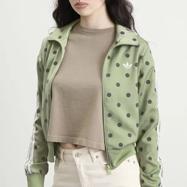Adidas Satin Polka Dots Track Top