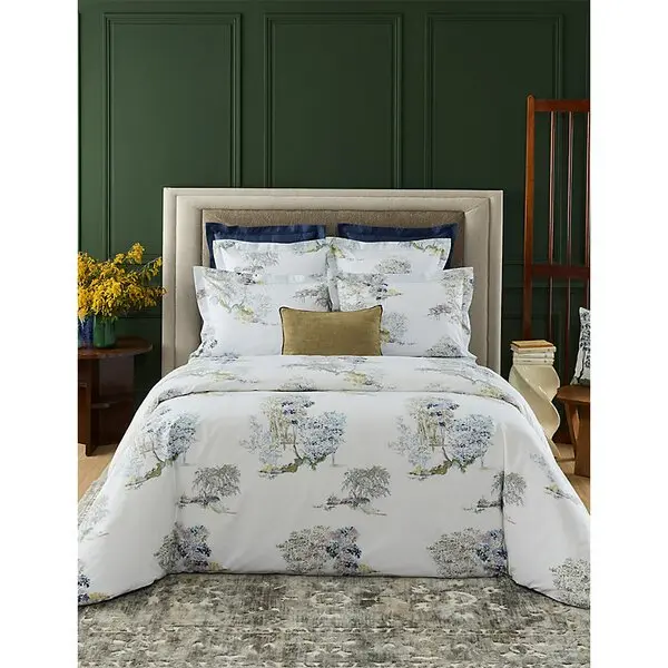 YVES DELORME Lande Cotton Fitted Sheet