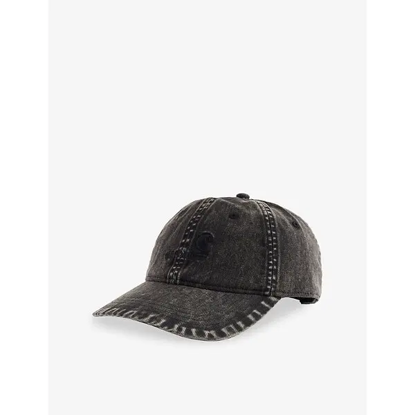 Carhartt Work In Progress Lambert Logo-embroidered Cotton Baseball Cap - Black