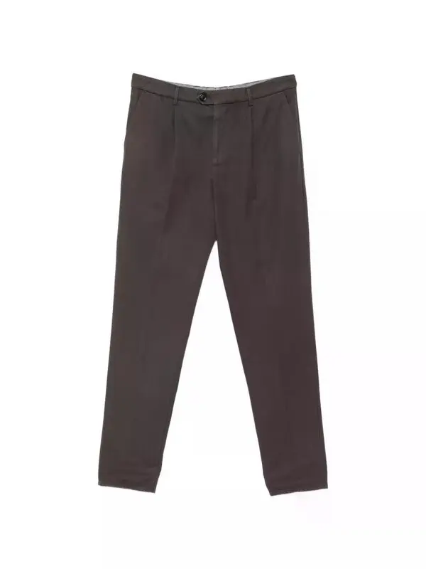 Brunello Cucinelli Pleated-waist Tapered-leg Trousers