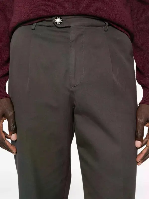 Brunello Cucinelli Pleated-waist Tapered-leg Trousers