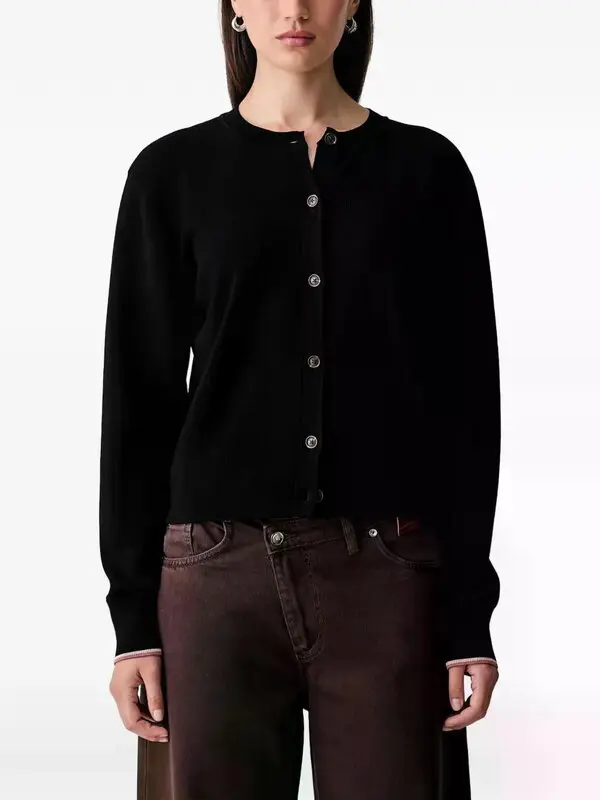 Scotch & Soda Embroidered Button-up Cardigan