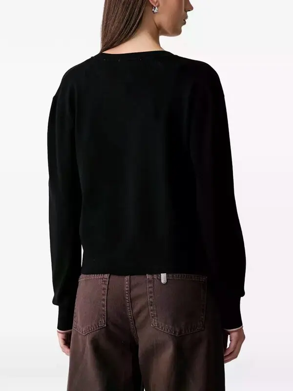 Scotch & Soda Embroidered Button-up Cardigan