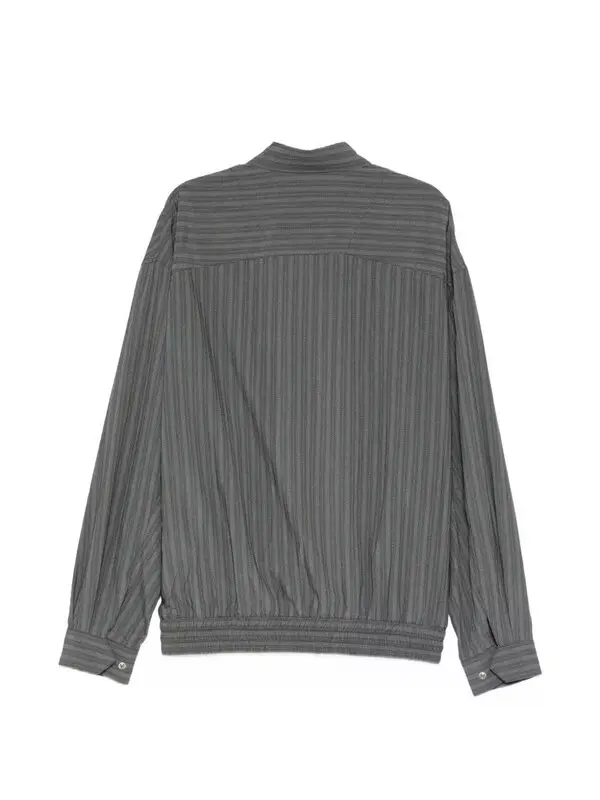 JUUN.J Vertical-stripe Shirt Jacket
