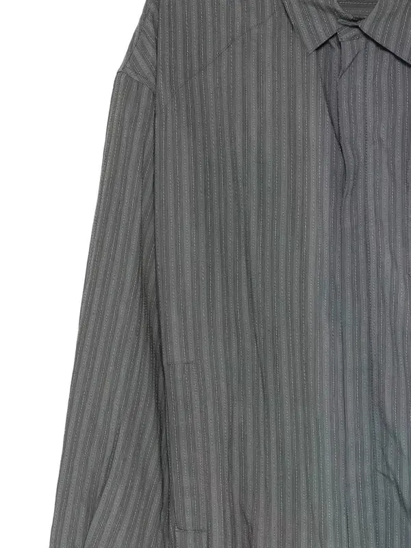 JUUN.J Vertical-stripe Shirt Jacket