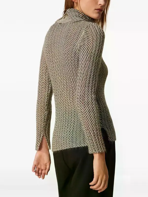 TWINSET Turtleneck Jumper With Print