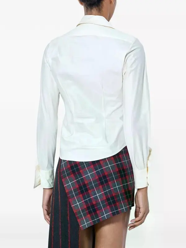 VIVIENNE WESTWOOD Drunken Asymmetrical Ruched Shirt