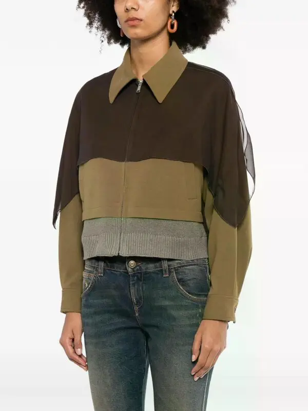 Undercover Colour-block Panelled Jacket