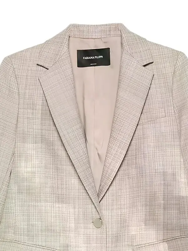 Fabiana Filippi Check-pattern Blazer