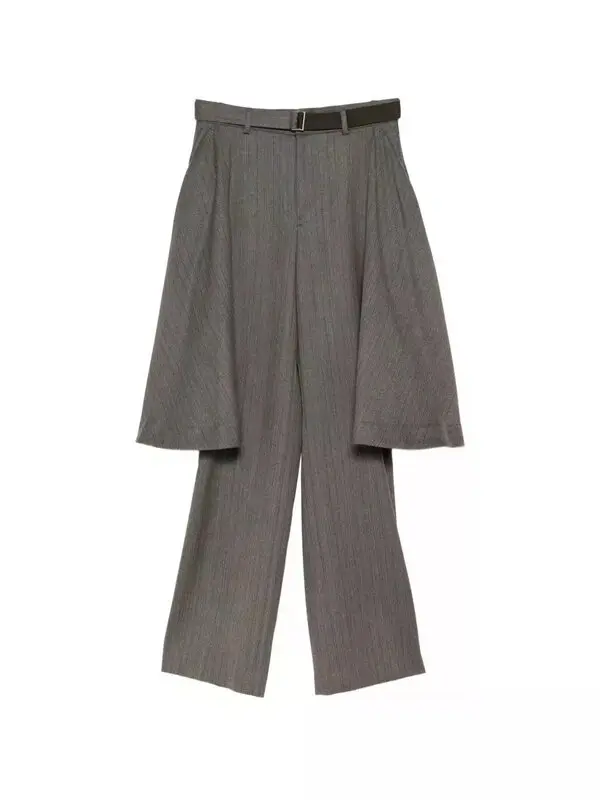 Sacai Herringbone Suiting Trousers