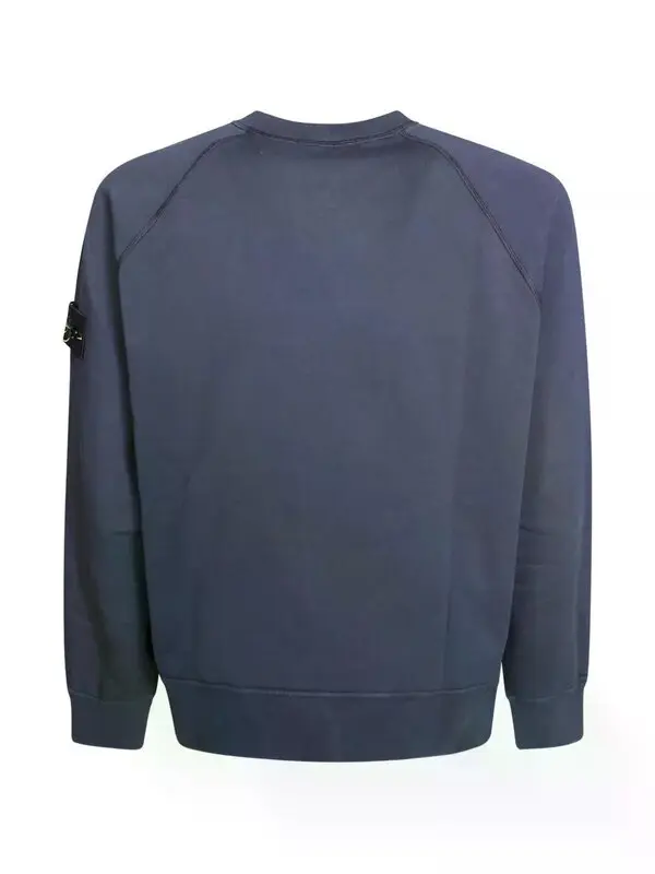 Stone Island Logo-patch Raglan-sleeve Sweatshirt