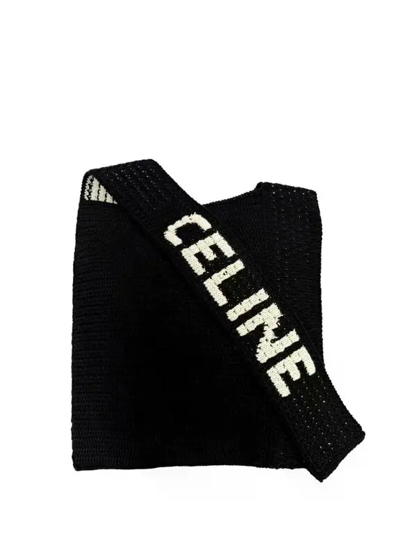 Celine 2018-2026 Crocheted Cotton Crossbody Bag