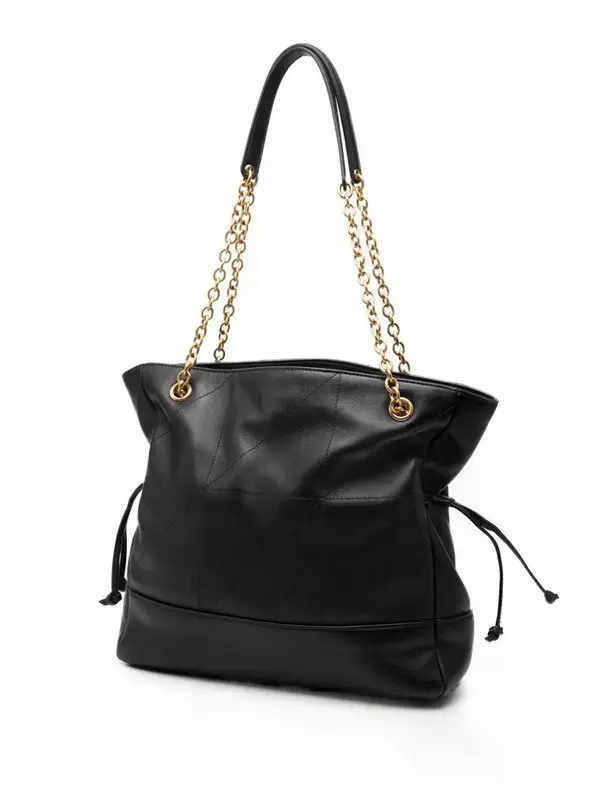Saint Laurent 2024 Small Quilted Lambskin Shopping Tote Bag