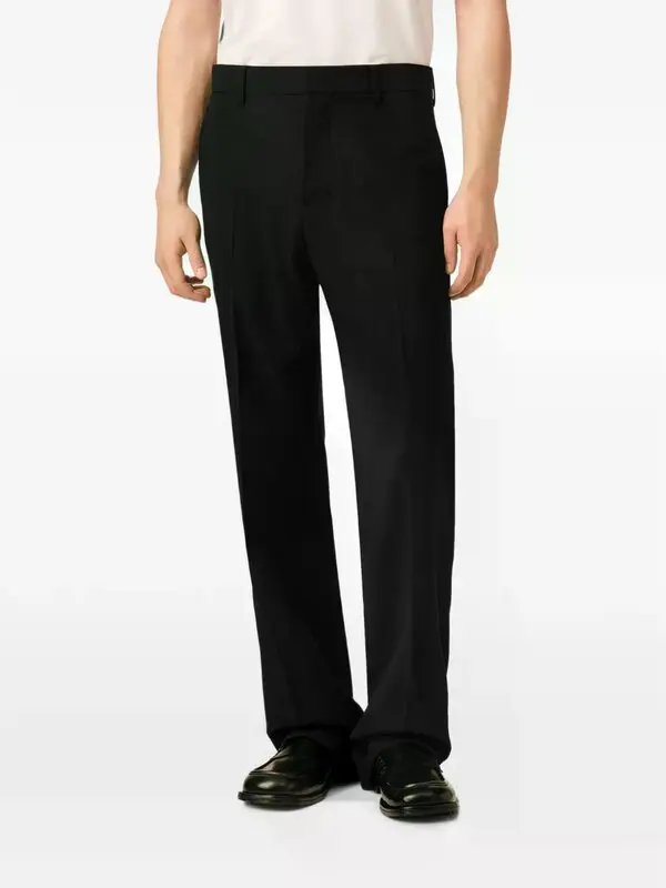 AMI Paris Straight-fit Wool Trousers