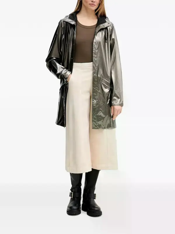 Rains Button-up Hooded Coat