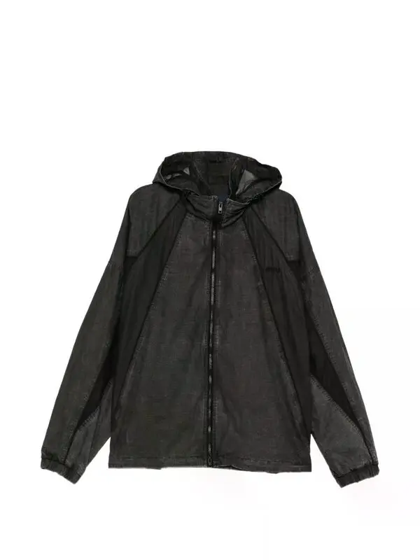 JUUN.J Hooded Panelled Jacket