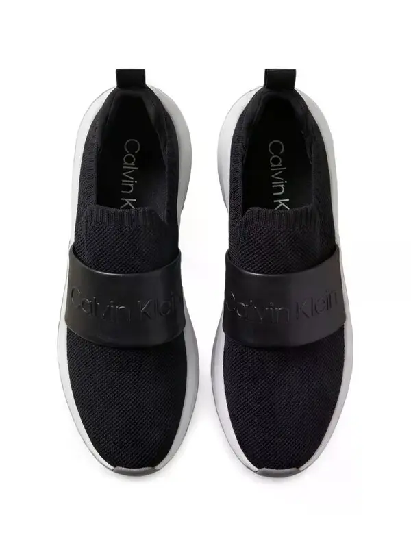 Calvin Klein Volumax Logo-strap Knit Sneakers