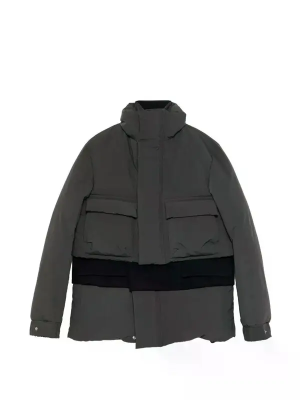 Sacai Hybrid Layered Puffer Jacket - Green
