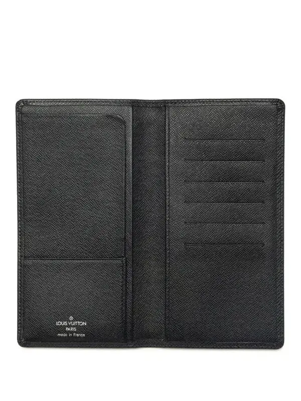 LOUIS VUITTON 2002 Taiga Porte Valeurs Organiser Long Wallets