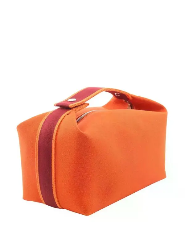 Hermès 2000-2015 Large Toile Bride A Brac Case Vanity Bag