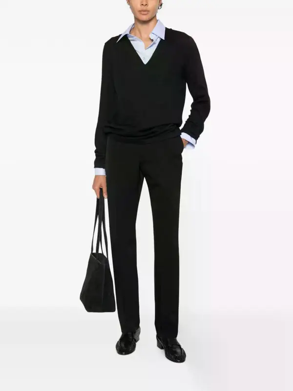 THE ROW Cyril Front-pleat Trousers