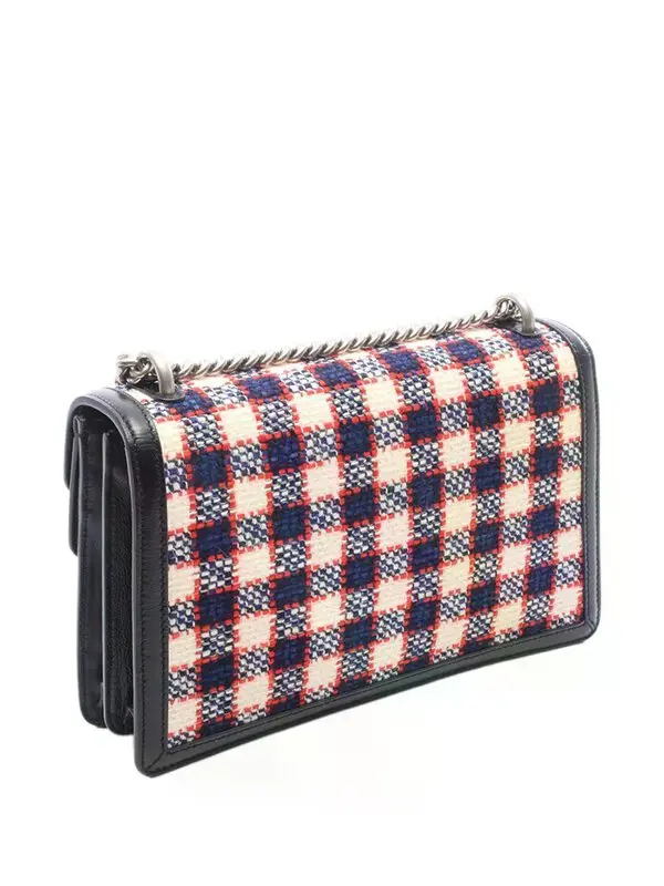 Gucci 2016-2026 Medium Tweed Check Dionysus Shoulder Bag