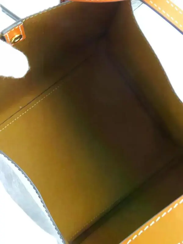 Celine 2025 Small Triomphe Coated Canvas Cube Satchel