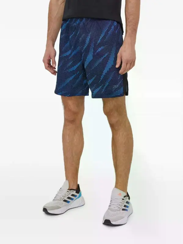REEBOK Patterned Shorts - Blue