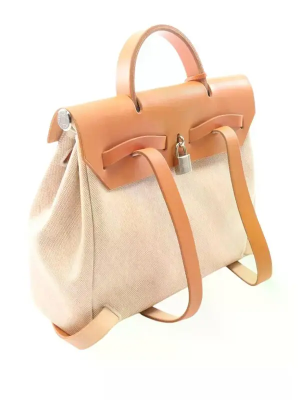 Hermès 2000 Toile Herbag Pm Backpack - Neutrals