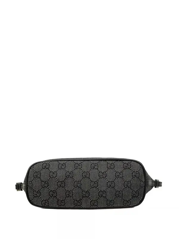 Gucci 2000-2015 Gg Denim Boat Shoulder Bag