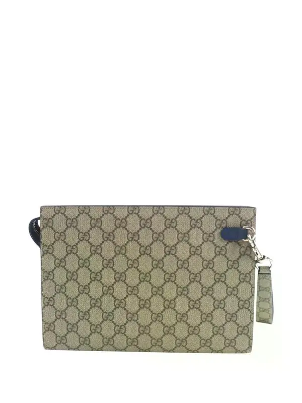 Gucci 2016-2026 Medium Bicolor Gg Supreme Pouch