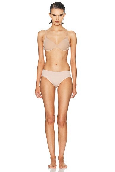 LDMA Low Hide Ribbed Seamless Thong
