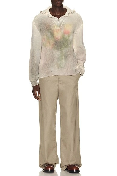 MAISON MARGIELA Quarter Zip Sweatshirt
