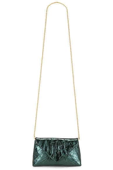 Dries Van Noten Small Envelope Chain Bag - Forest