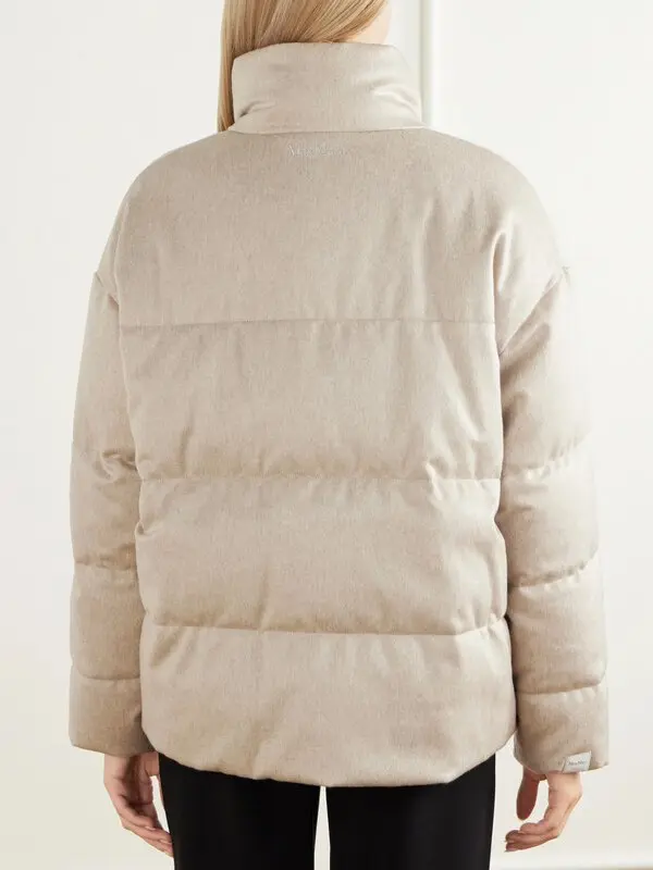 Max Mara Mtcdivina Reversible Cashmere Down-blend Jacket