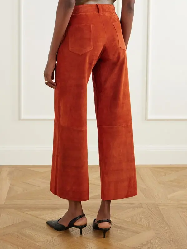 Stouls Lilou Suede Wide-leg Pants